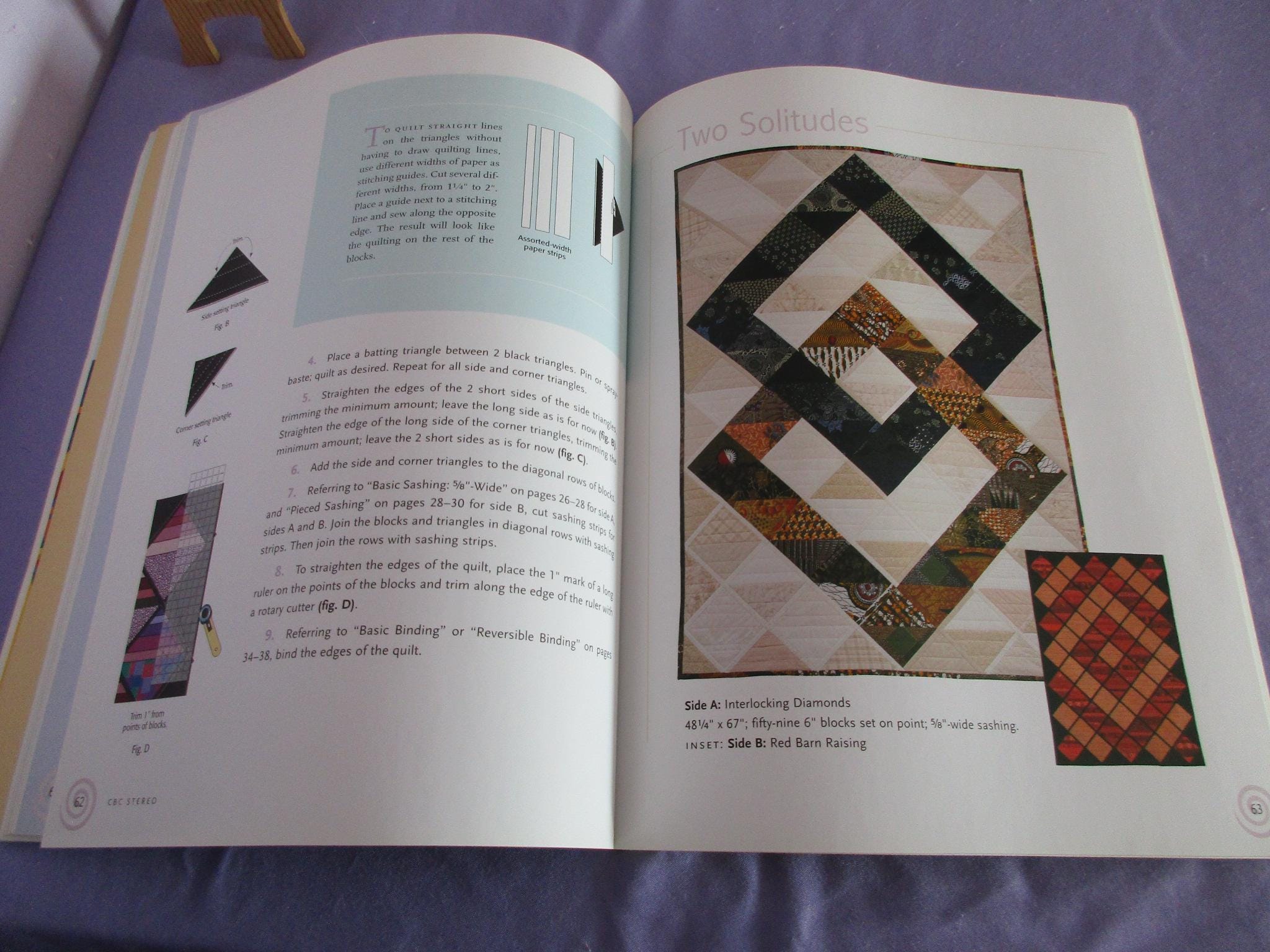 Reversible Quilts, Two at a Time, by Sharon Pederson, 2002 - Etsy