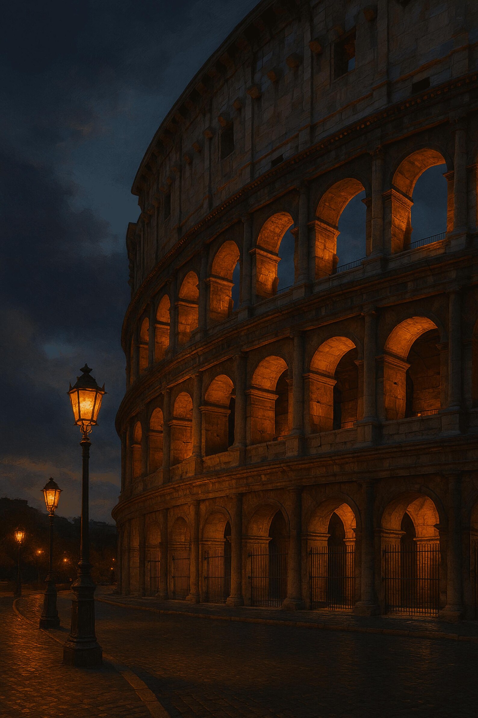Colosseum Rome Italy Wall Art Canvas Print Ancient Roman Architecture ...