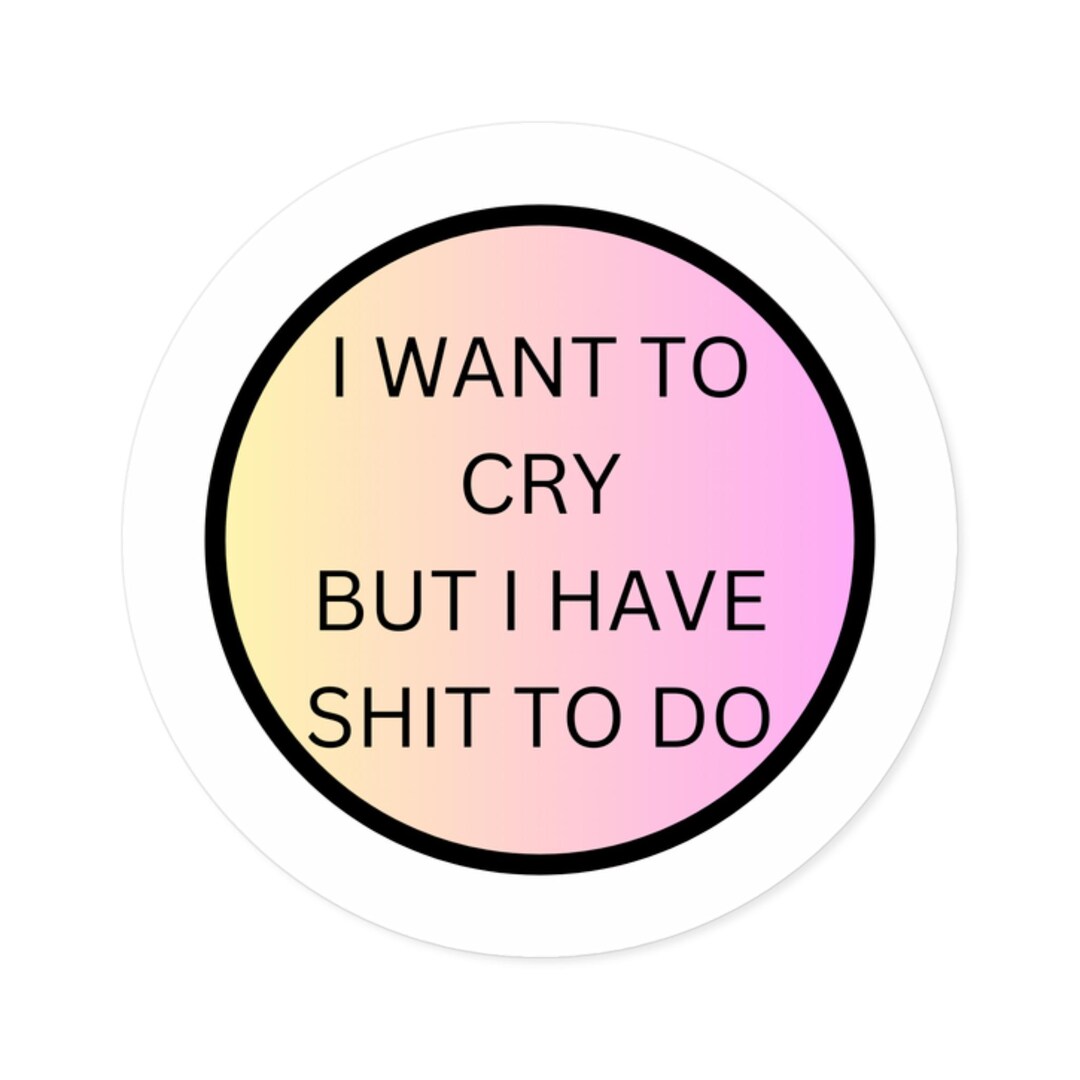 Cute and Accurate Sticker for the "adult" That Enjoys Humor and Self ...