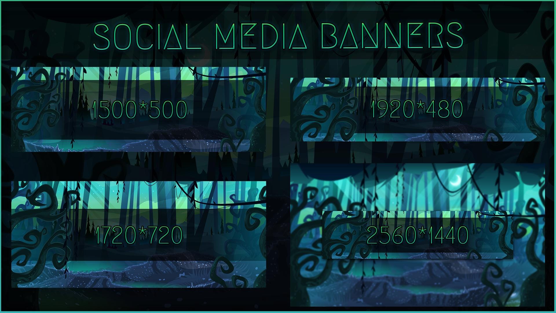Mystic Twilight Twitch Overlay Package | Ethereal Stream Graphics for ...
