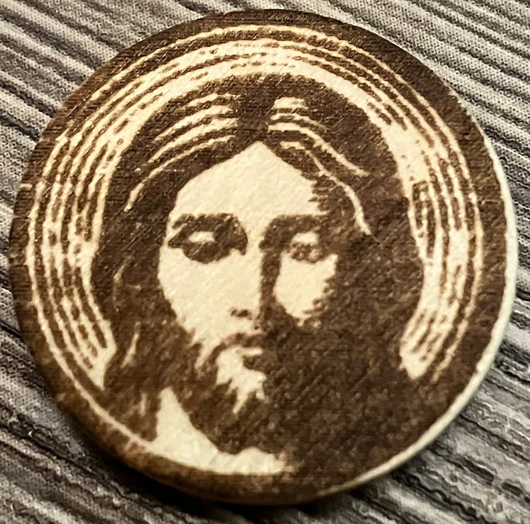Ascending Jesus Christ Token Laser Engraving Protection Charm Christian ...
