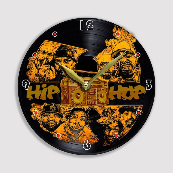 Vinyl Hip Hop Clock - Etsy UK