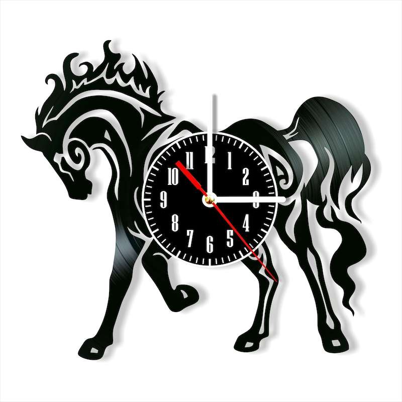 Vintage Horse Clock - Etsy
