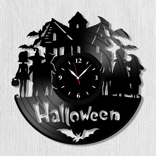 Halloween Clock - Etsy