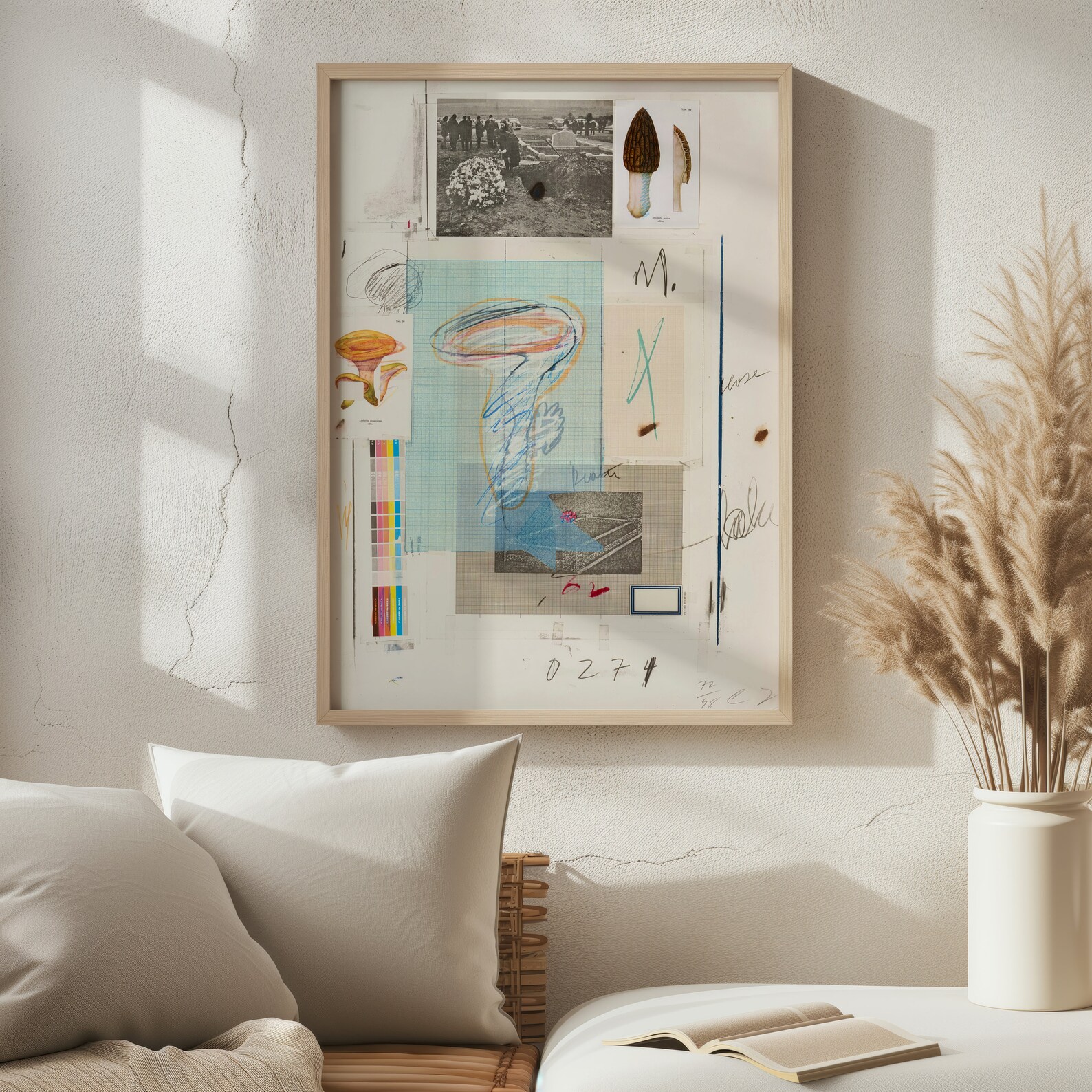 Cy Twombly : Natural History Part I, Mushrooms, No. VII 1974 Neo ...