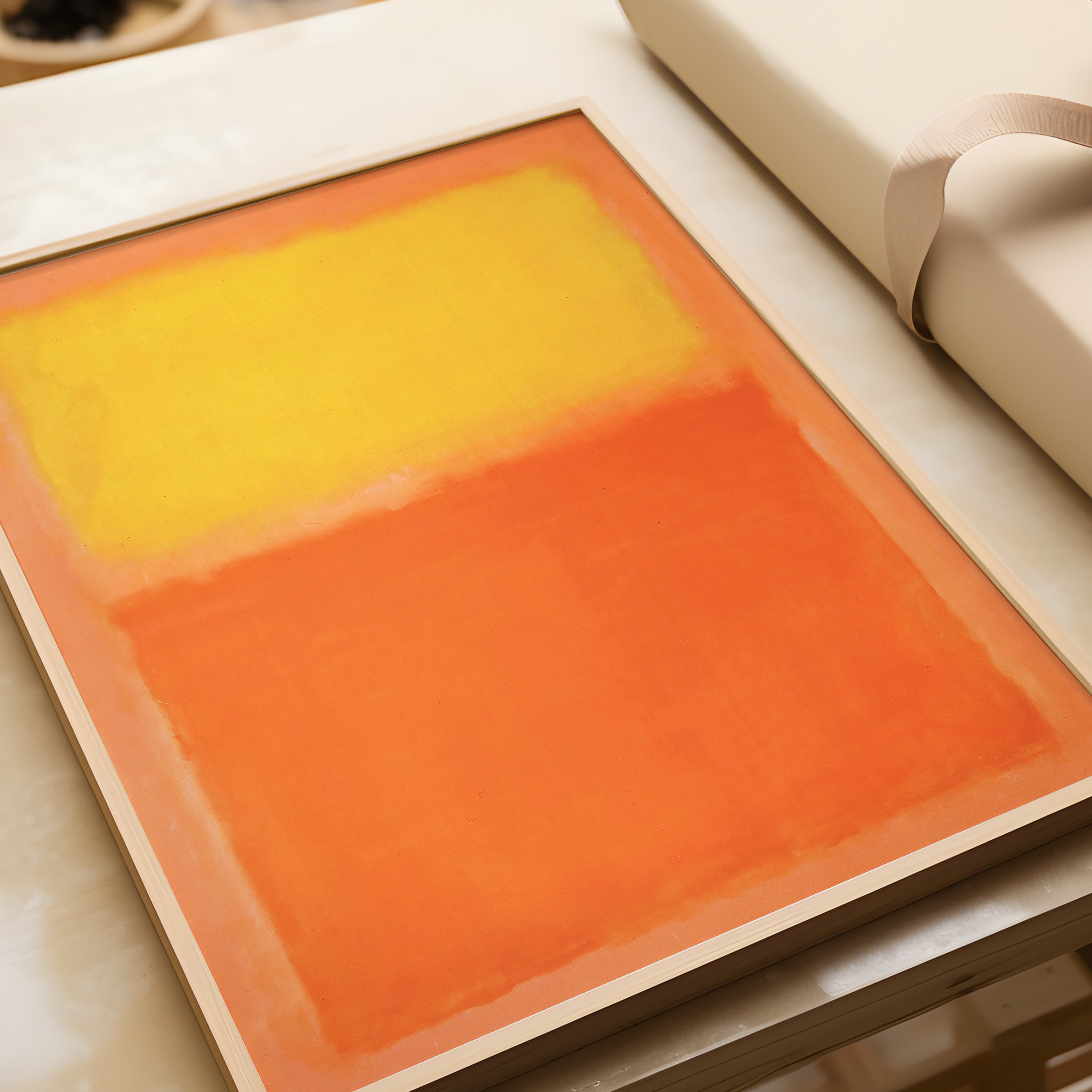 Mark Rothko : Orange and Yellow 1956 Abstract Expressionism Giclee Wall ...