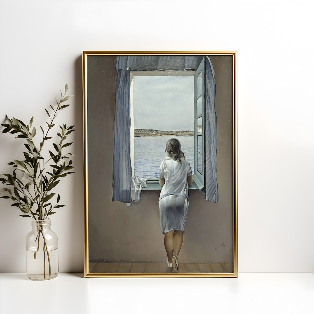 Salvador Dali : the Figure at the Window 1925 Realism Portrait Giclee ...