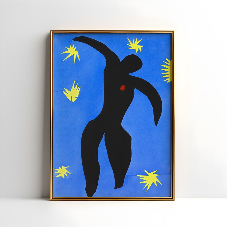 Henri Matisse : Icarus icare From 'jazz Book' 1947 Abstract Expressionism Illustration Giclee ...