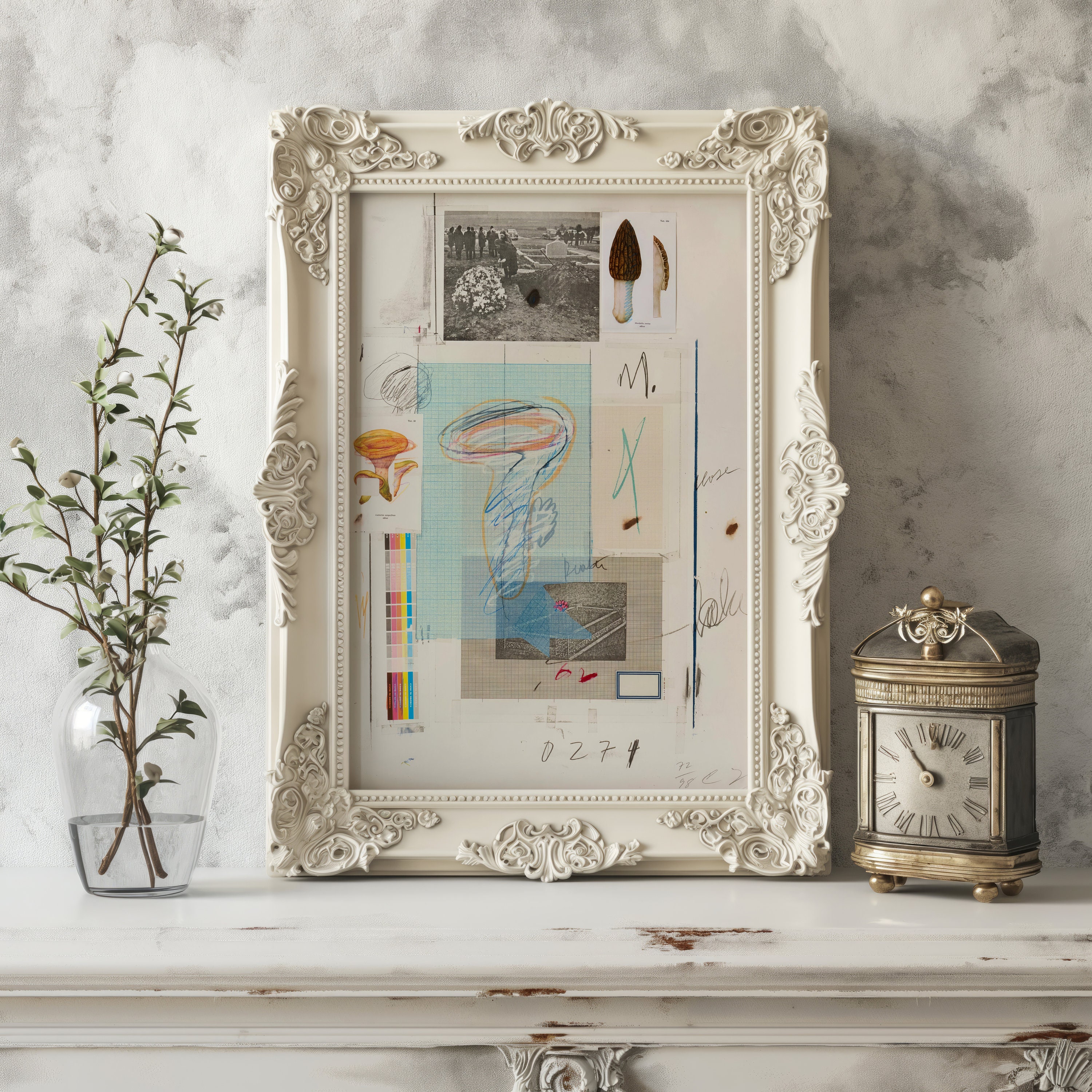 Cy Twombly : Natural History Part I, Mushrooms, No. VII 1974 Neo ...