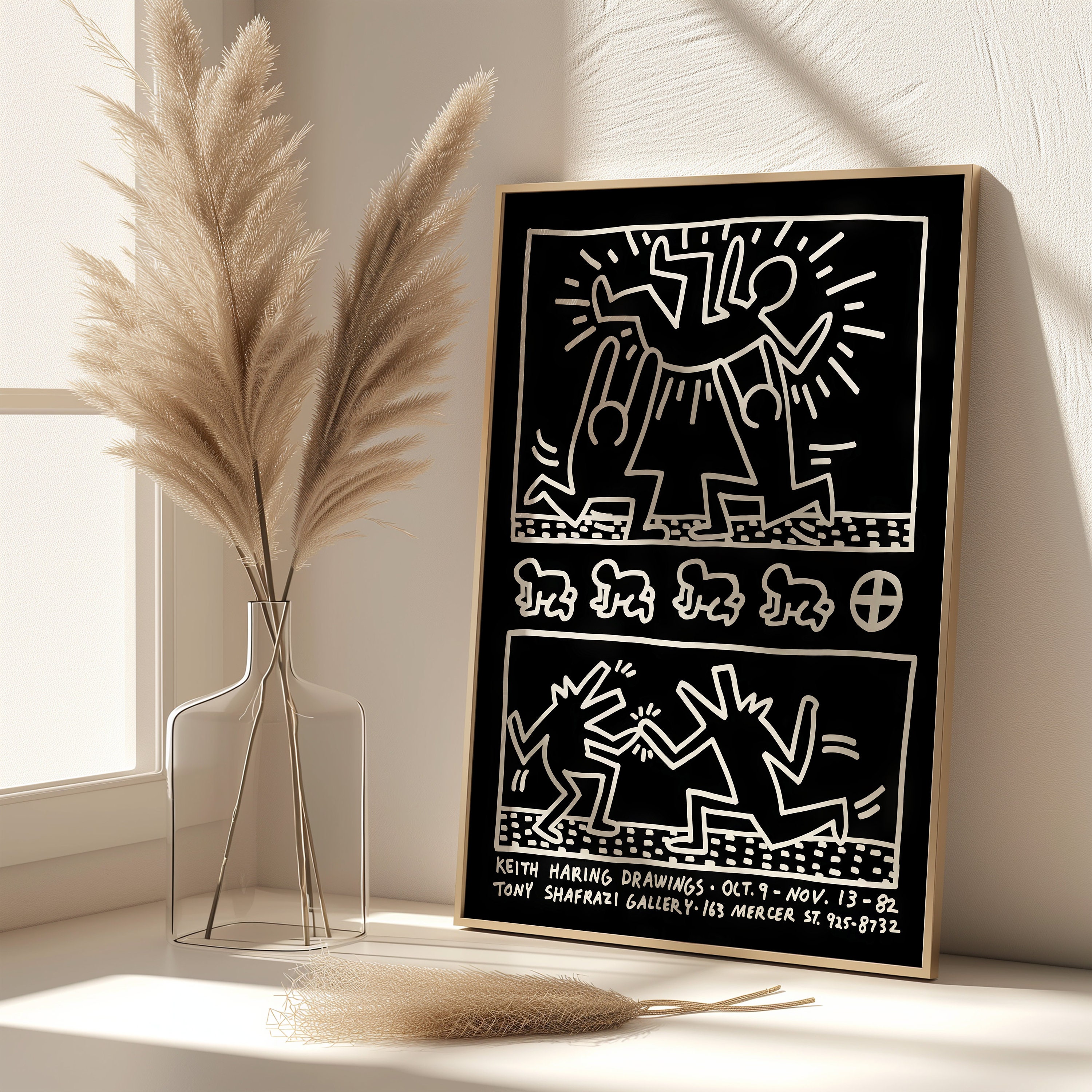 Keith Haring Drawings 1982 Poster Art Print Giclee Wall Art Print Home ...