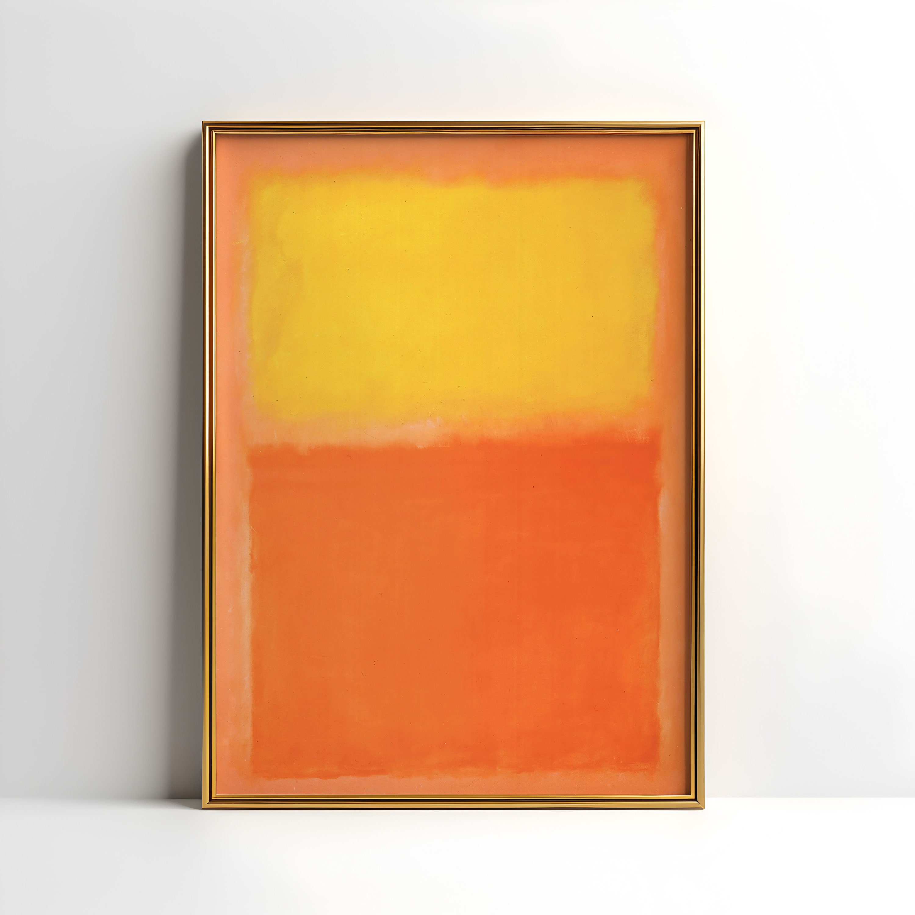 Mark Rothko : Orange and Yellow 1956 Abstract Expressionism Giclee Wall ...