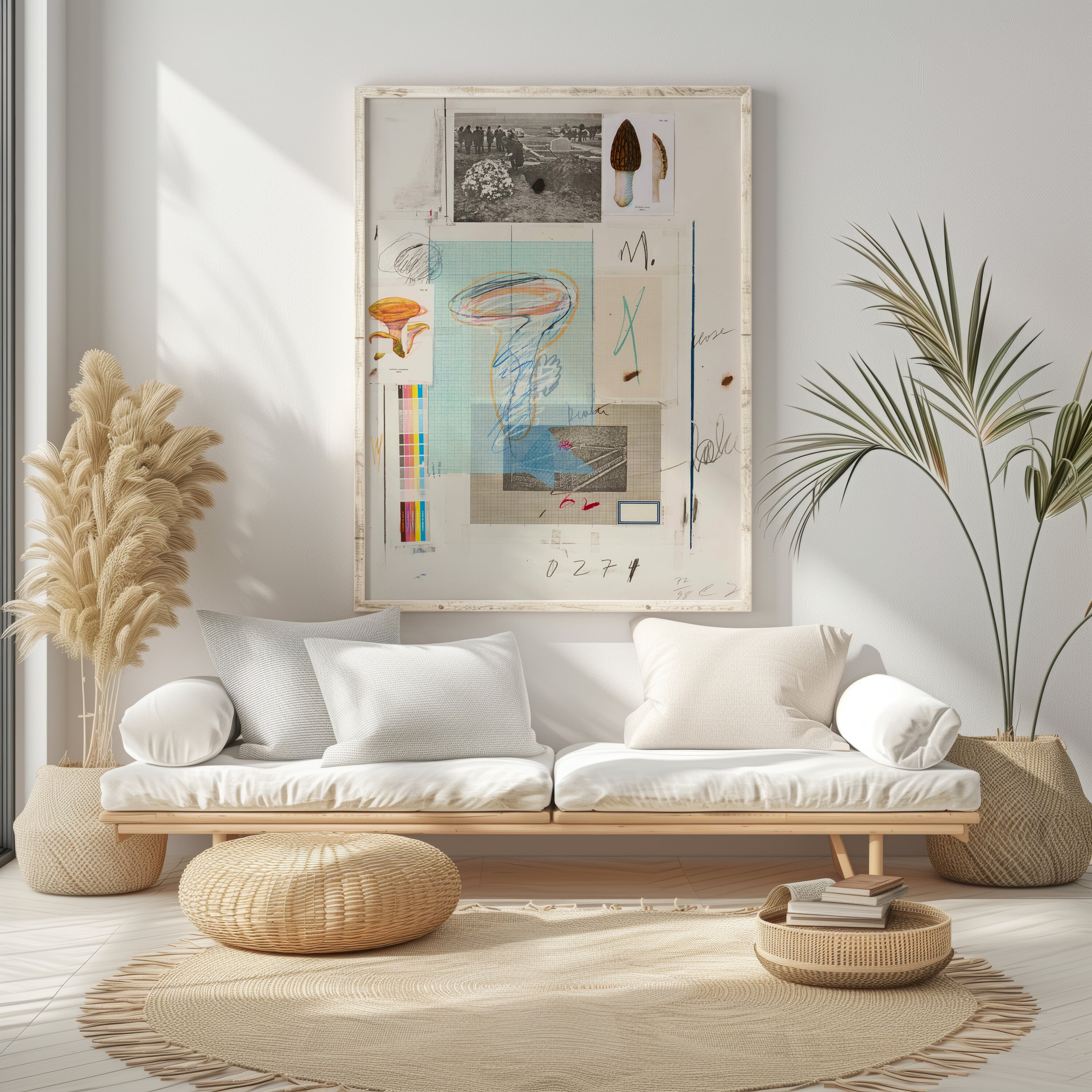 Cy Twombly : Natural History Part I, Mushrooms, No. VII 1974 Neo ...