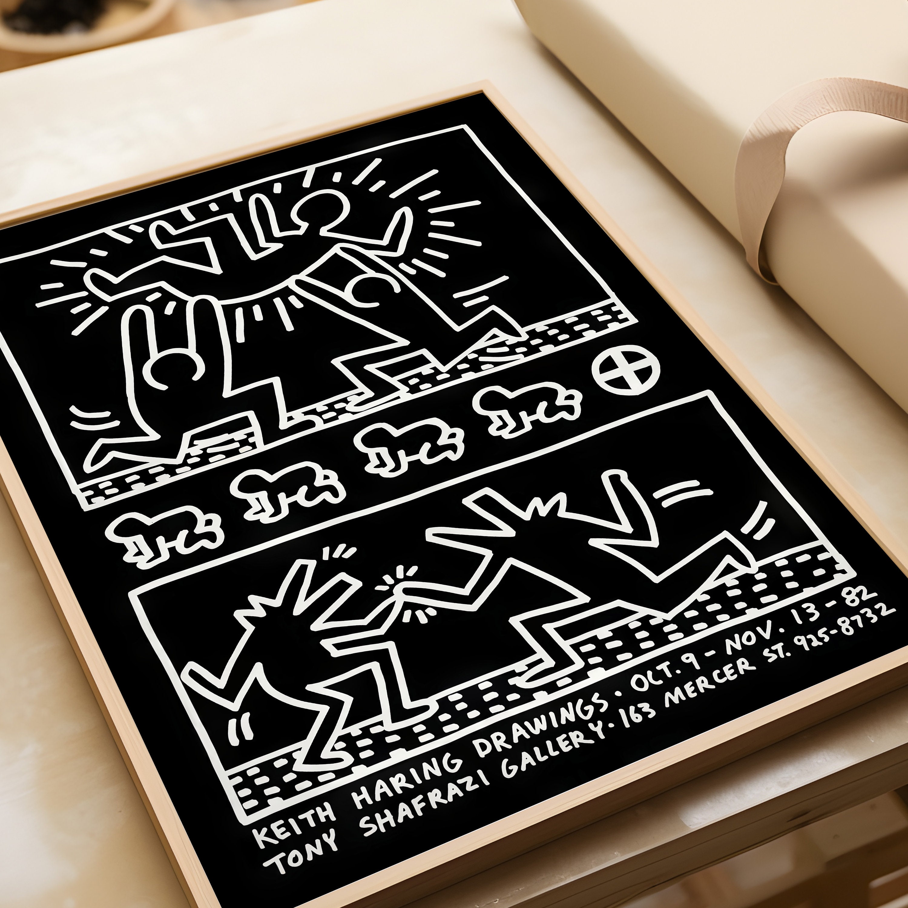 Keith Haring Drawings 1982 Poster Art Print Giclee Wall Art Print Home ...