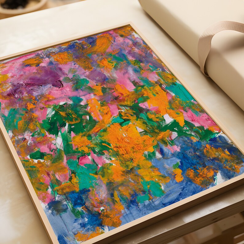 Joan Mitchell : Merrily 1982 Abstract Expressionism Giclee Wall Art ...