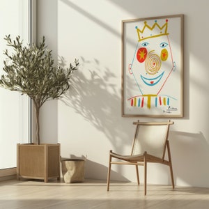 Pablo Picasso : the Clown le Clown 1962 Lithography Giclee Wall Art ...