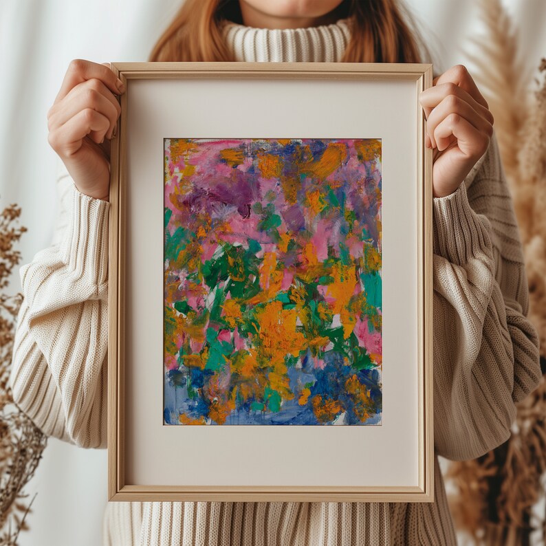 Joan Mitchell : Merrily 1982 Abstract Expressionism Giclee Wall Art ...