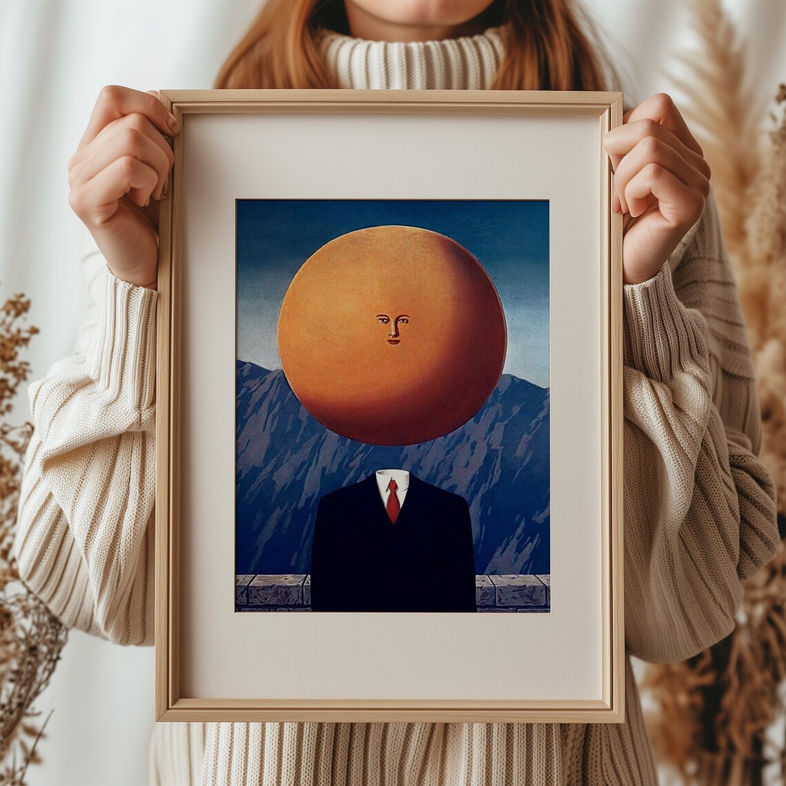 Rene Magritte : the Art of Living 1967 Surrealism Symbolic Painting ...
