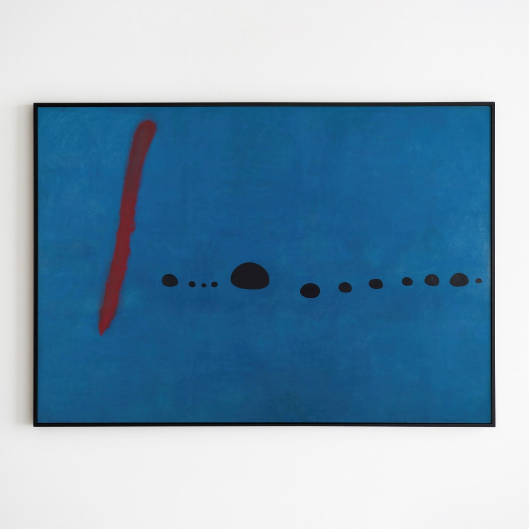 Joan Miro : Blue II 1961 Abstract Expressionism Surrealism Abstract ...