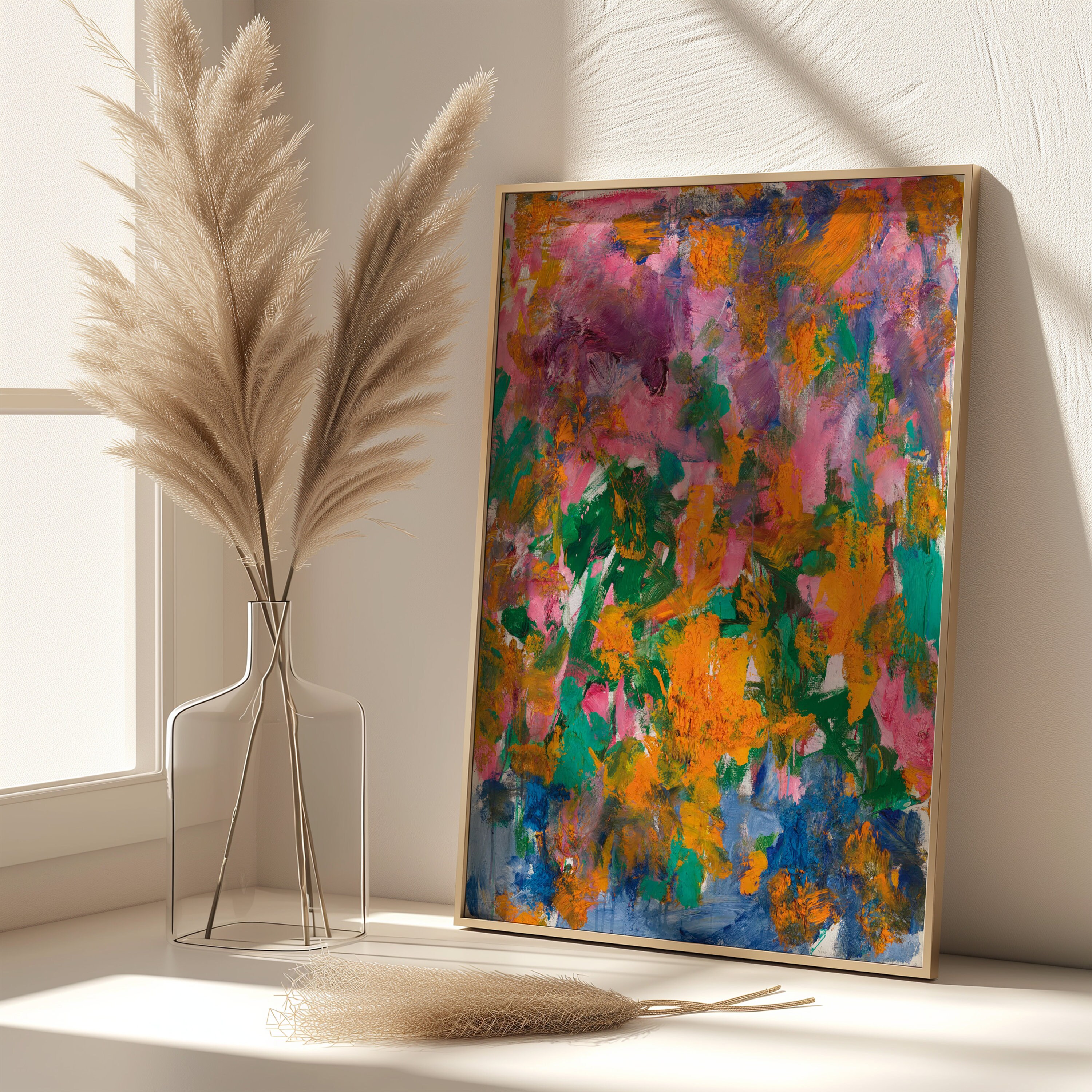 Joan Mitchell : Merrily 1982 Abstract Expressionism Giclee Wall Art ...