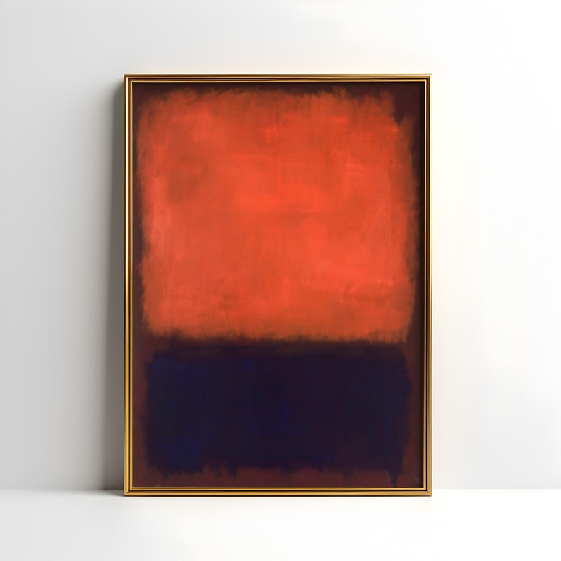 Mark Rothko : No.14 1960 Color Field Painting Abstract Giclee Print ...