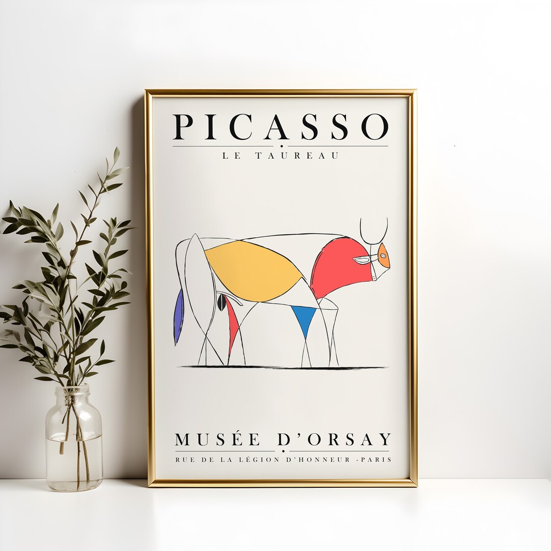 Picasso Musée D'orsay Le Taureau Art Exihibition Poster Gallery Art ...