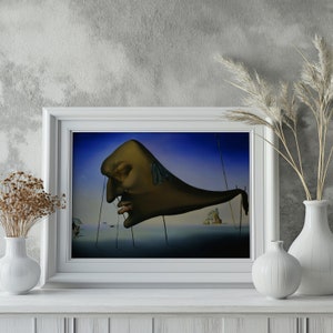 Salvador Dali : Sleep 1937 Surrealism Symbolic Painting Giclee Wall Art ...