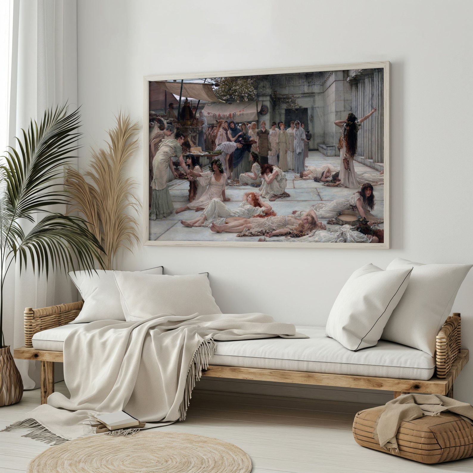 Lawrence Alma-tadema : Women of Amphissa 1887 Romanticism Genre ...