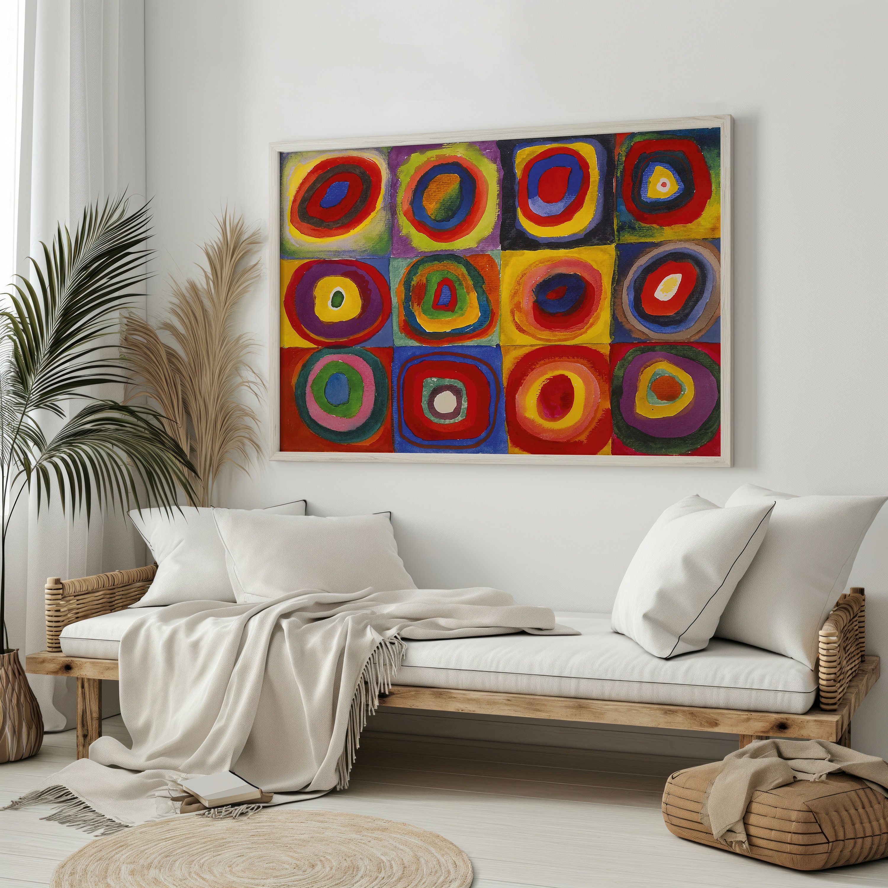 Wassily Kandinsky : Color Study Squares With Concentric Circles 1913 ...