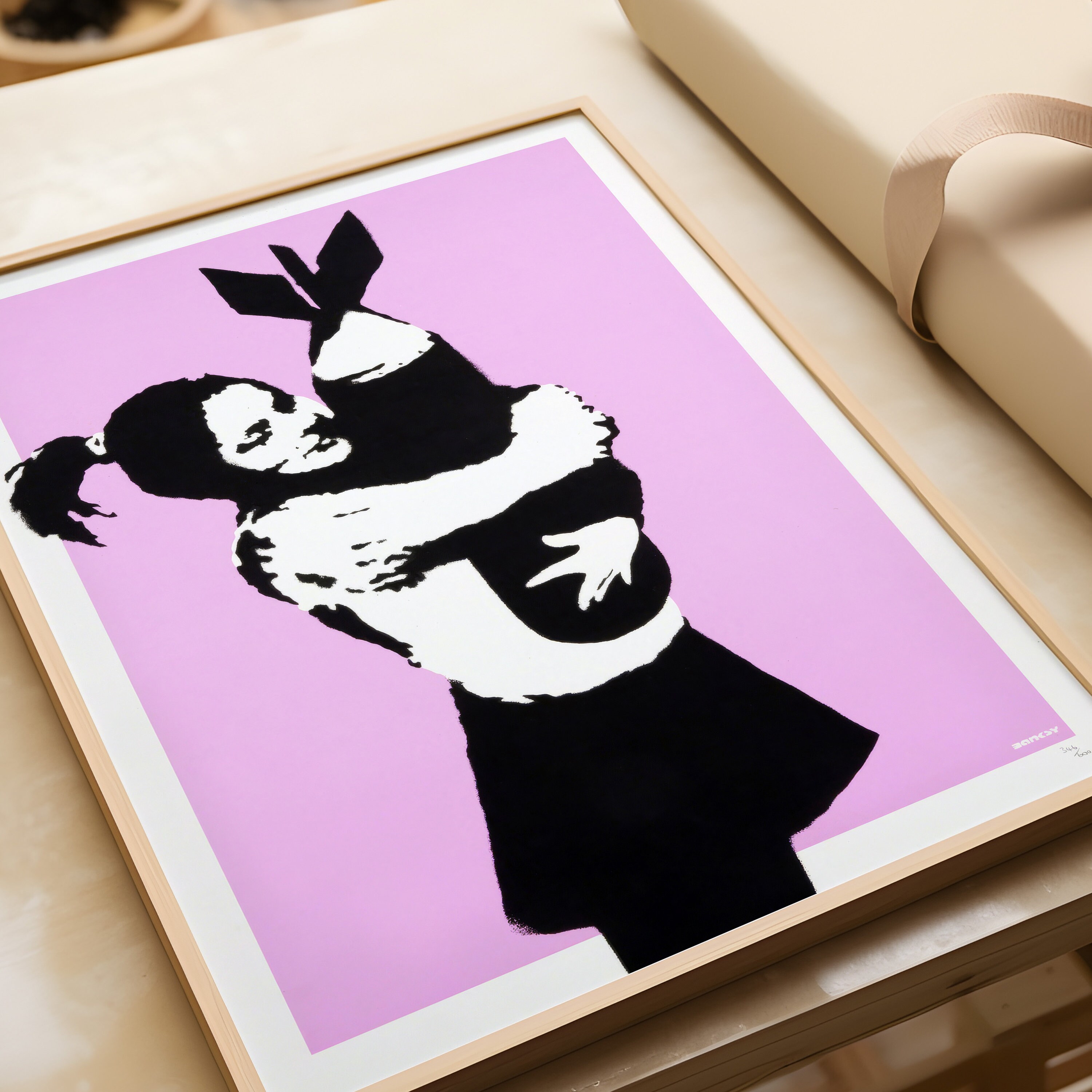 Banksy : Bomb Love 2004 Graffiti Art Street Art Wall Art Print Home ...