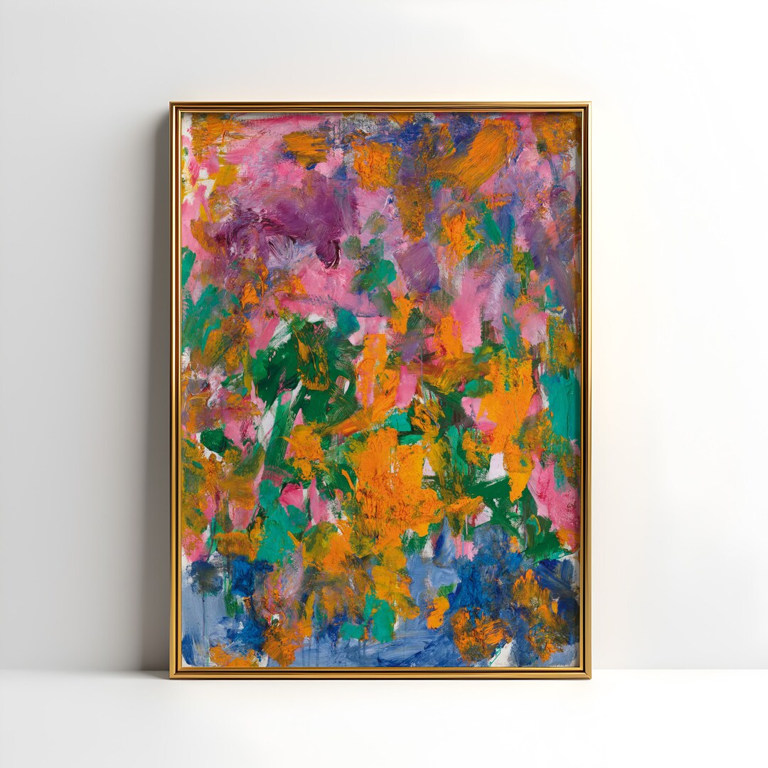 Joan Mitchell : Merrily 1982 Abstract Expressionism Giclee Wall Art ...