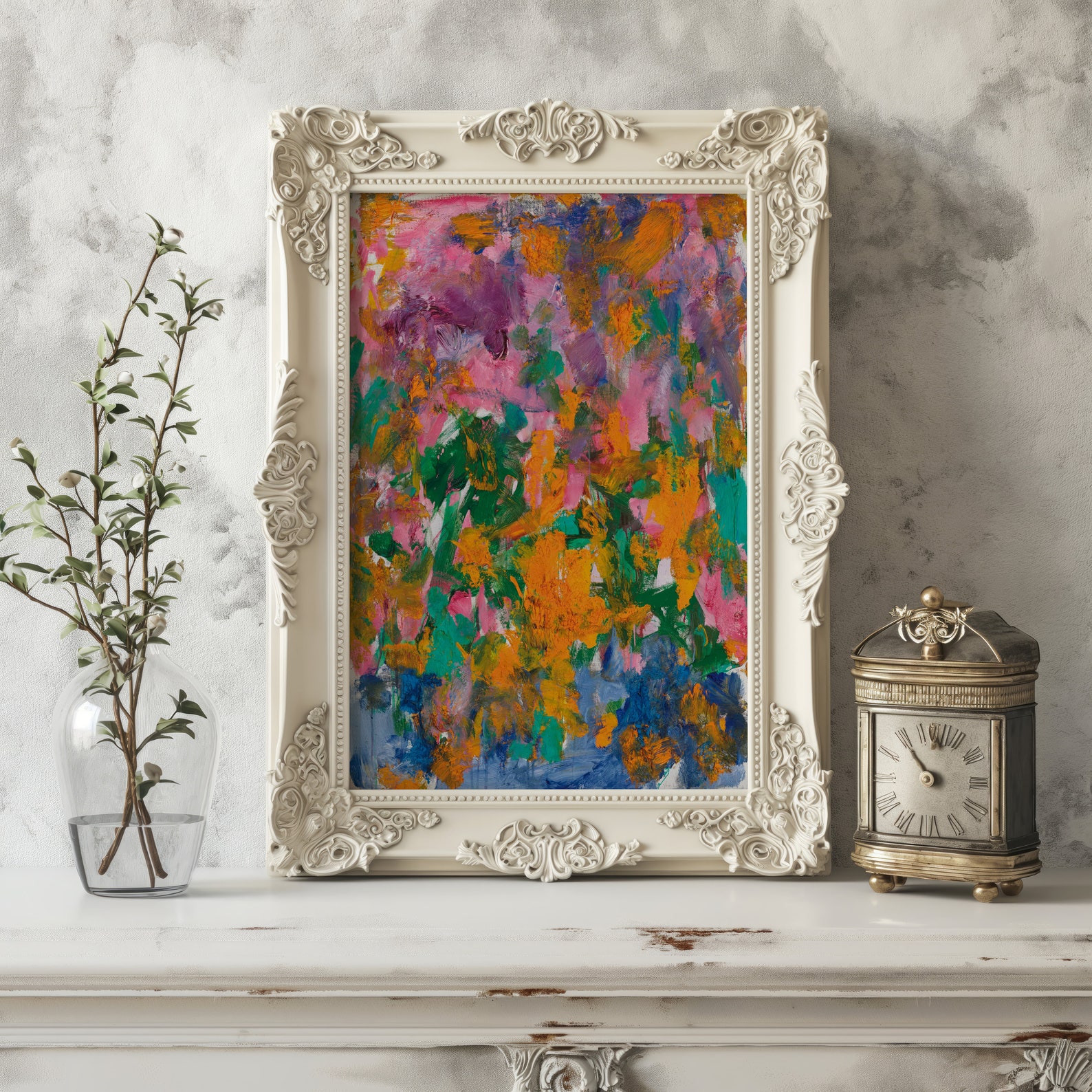 Joan Mitchell : Merrily 1982 Abstract Expressionism Giclee Wall Art ...