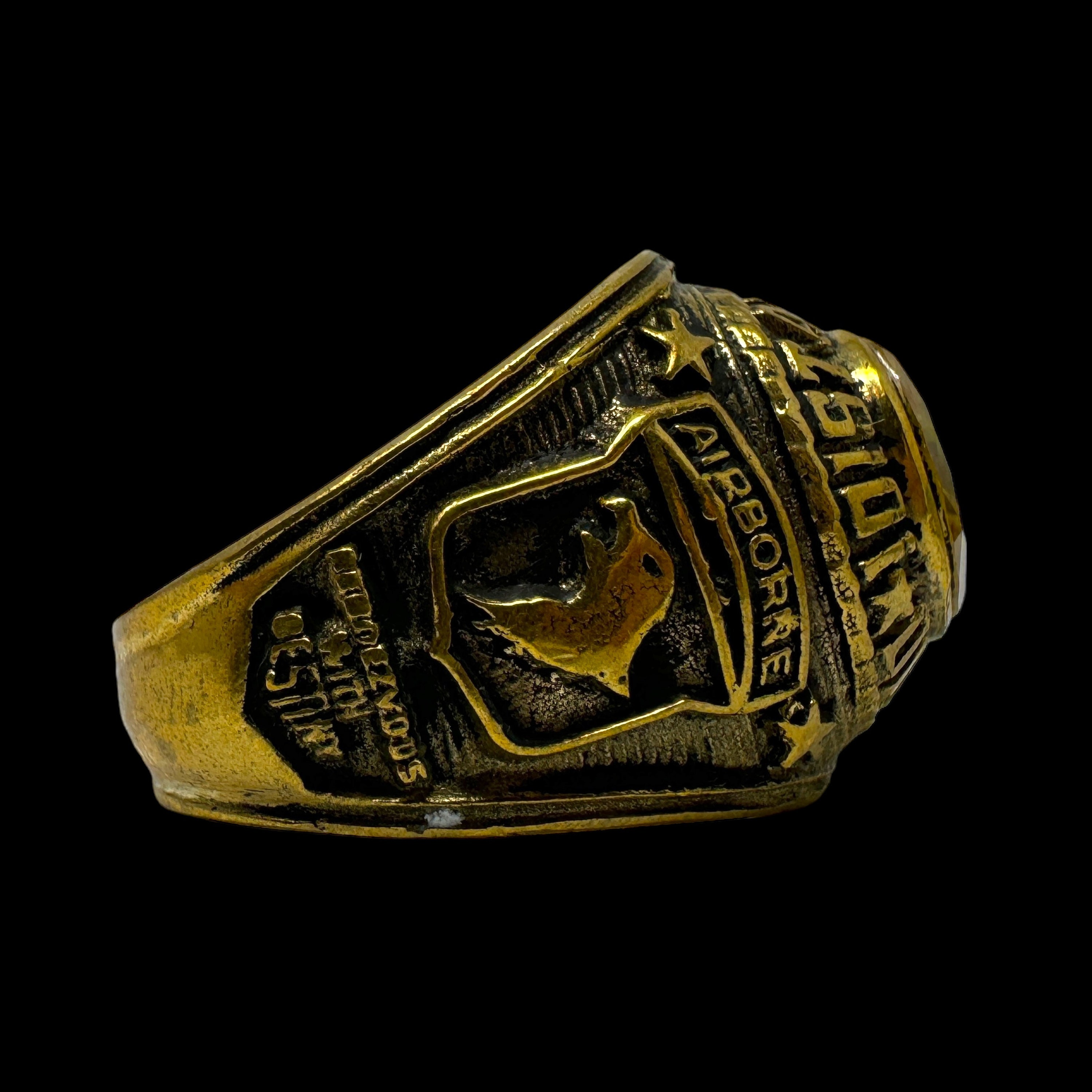 RARE! Original 101st Airborne 10K Solid Gold 1960's U.S. Army Soldier ...