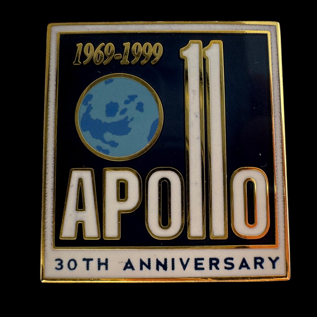 Vintage Apollo 11 30th Anniversary Enamel Pin (COA) - Etsy