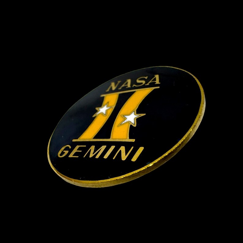 RARE! Original Gemini Program Mission Pin Vintage 1961-1966 Vintage ...