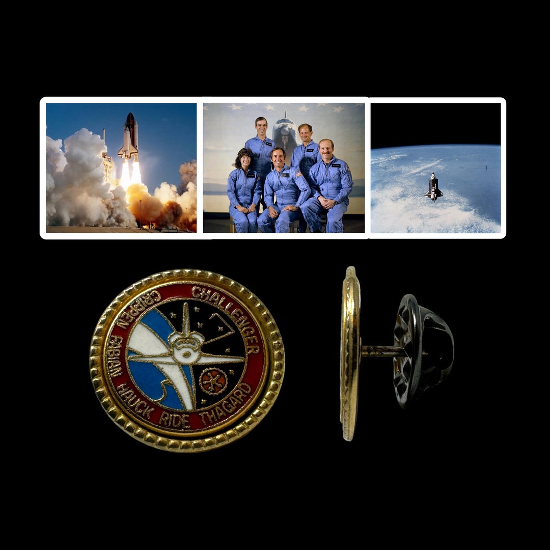 RARE Original 1983 NASA Space Shuttle Challenger STS-7 Mission Pin ...