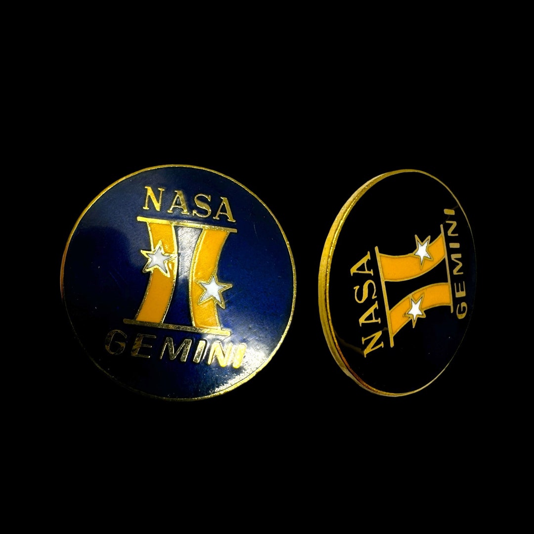 RARE! Original Gemini Program Mission Pin Vintage 1961-1966 Vintage ...