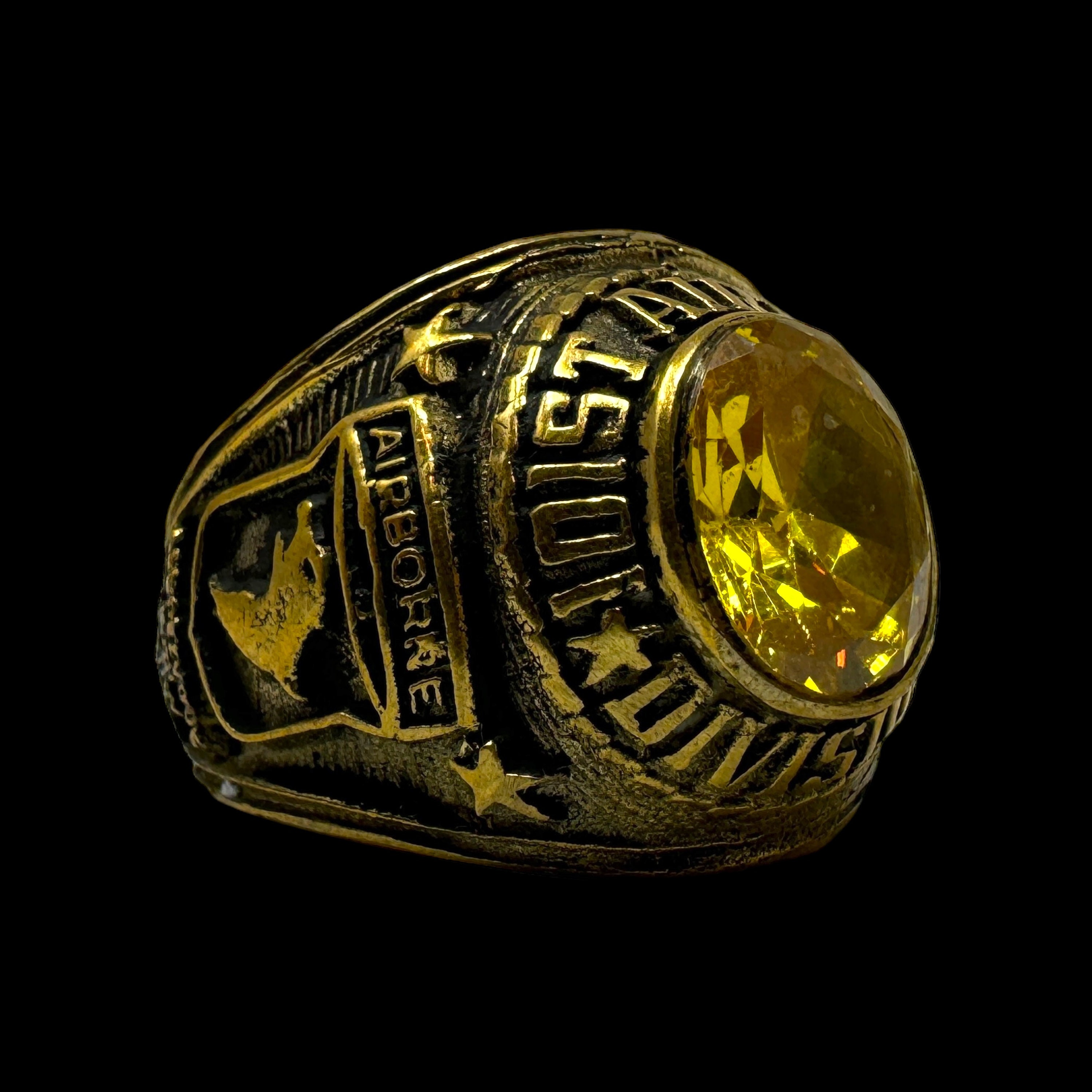 RARE! Original 101st Airborne 10K Solid Gold 1960's U.S. Army Soldier ...