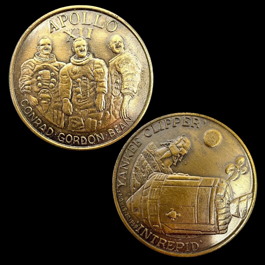 Original Vintage Apollo XII "first Pinpoint Lunar Landing ...