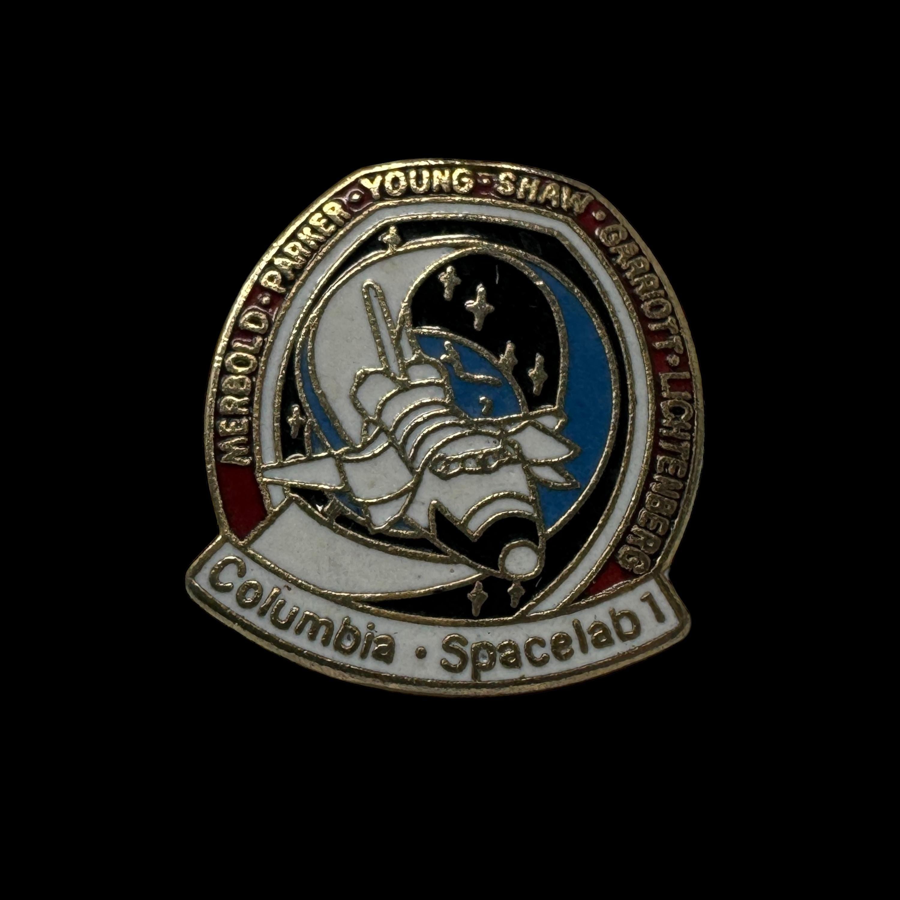 RARE! Original 1983 NASA Space Shuttle Columbia STS-9 Mission Lapel Pin ...