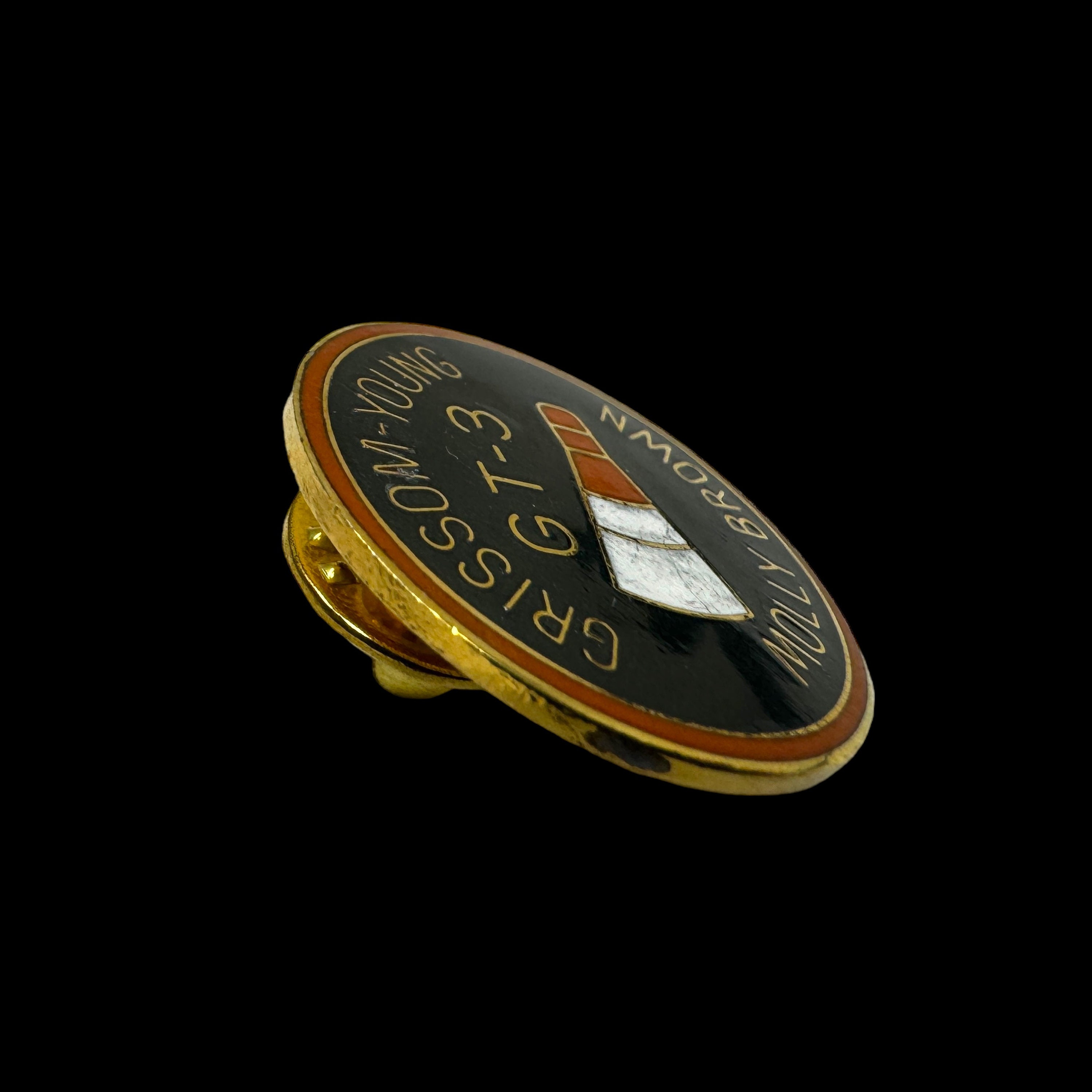 RARE Original Gemini 3 Mission Pin first Two Manned Spacecraft Vintage ...