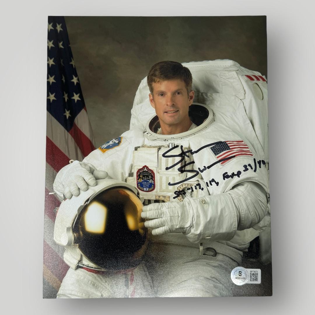 Authentic Steven Swanson Autograph: NASA Space Shuttle Atlantis 8x10 ...