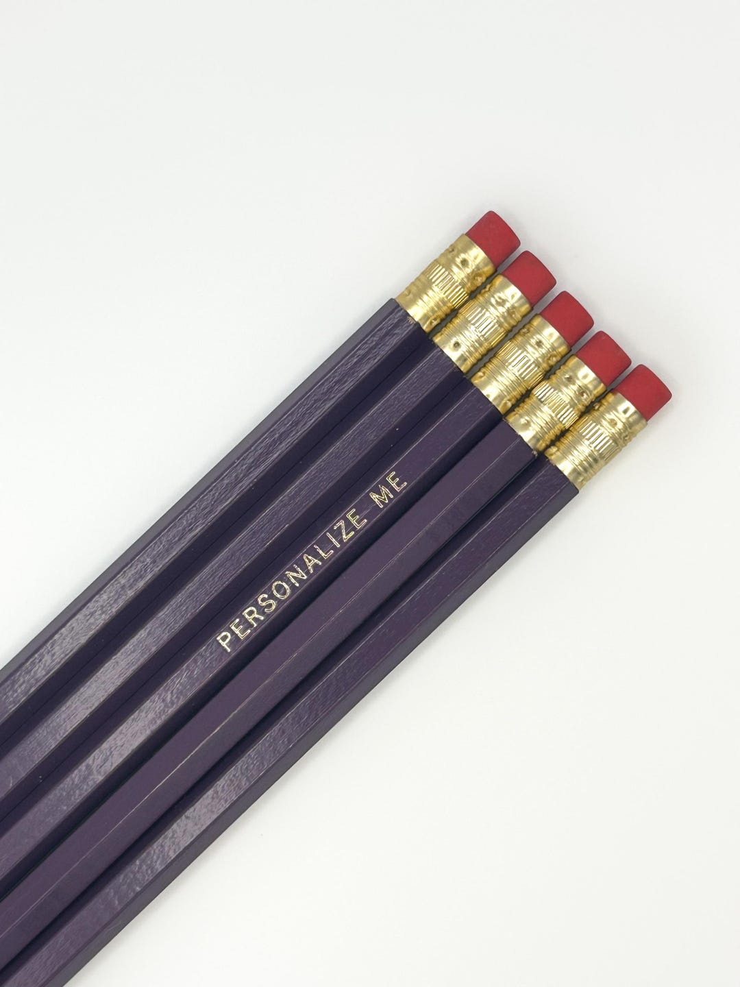 Purple | Custom Pencils (sets of 5, 9, 12) - Etsy
