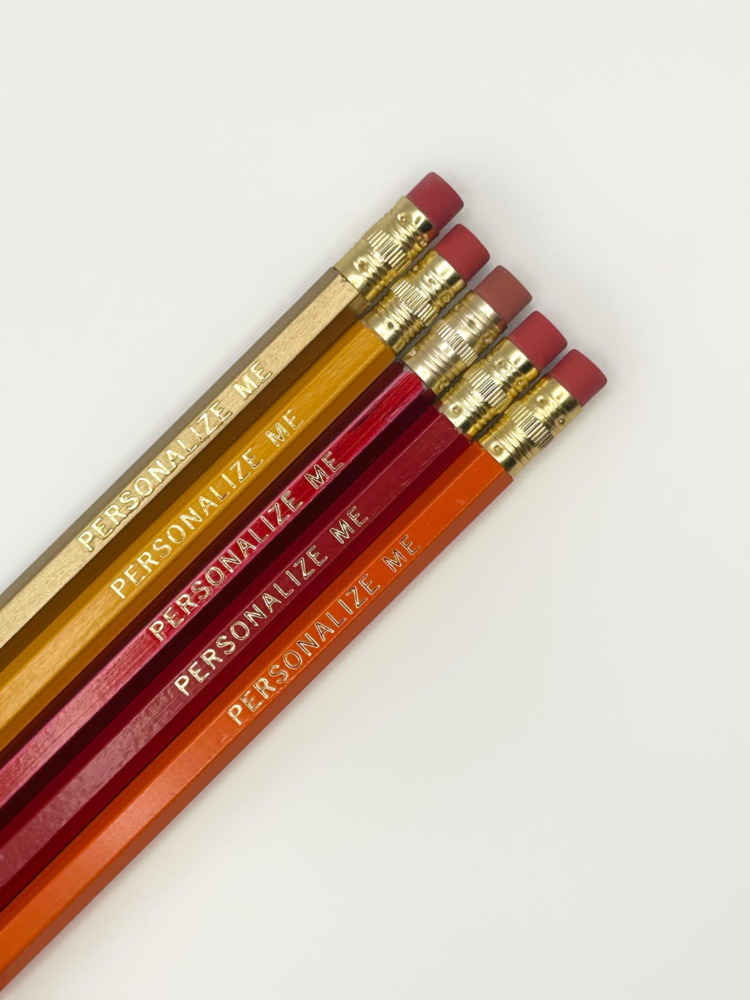Flame | Custom Pencils (set of 5) - Etsy