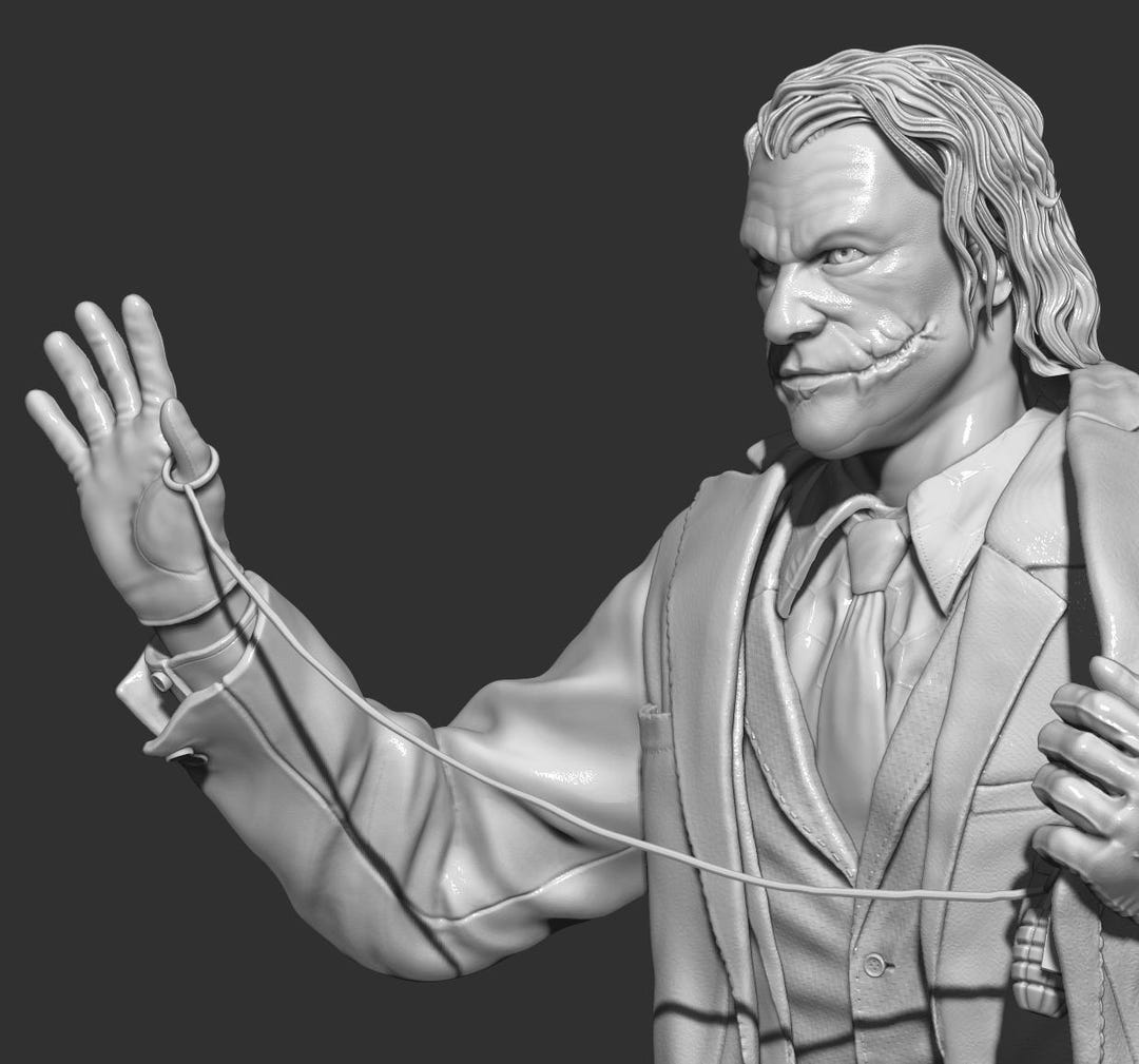 Joker Figure 3d Printer Stl File google Drive Download - Etsy