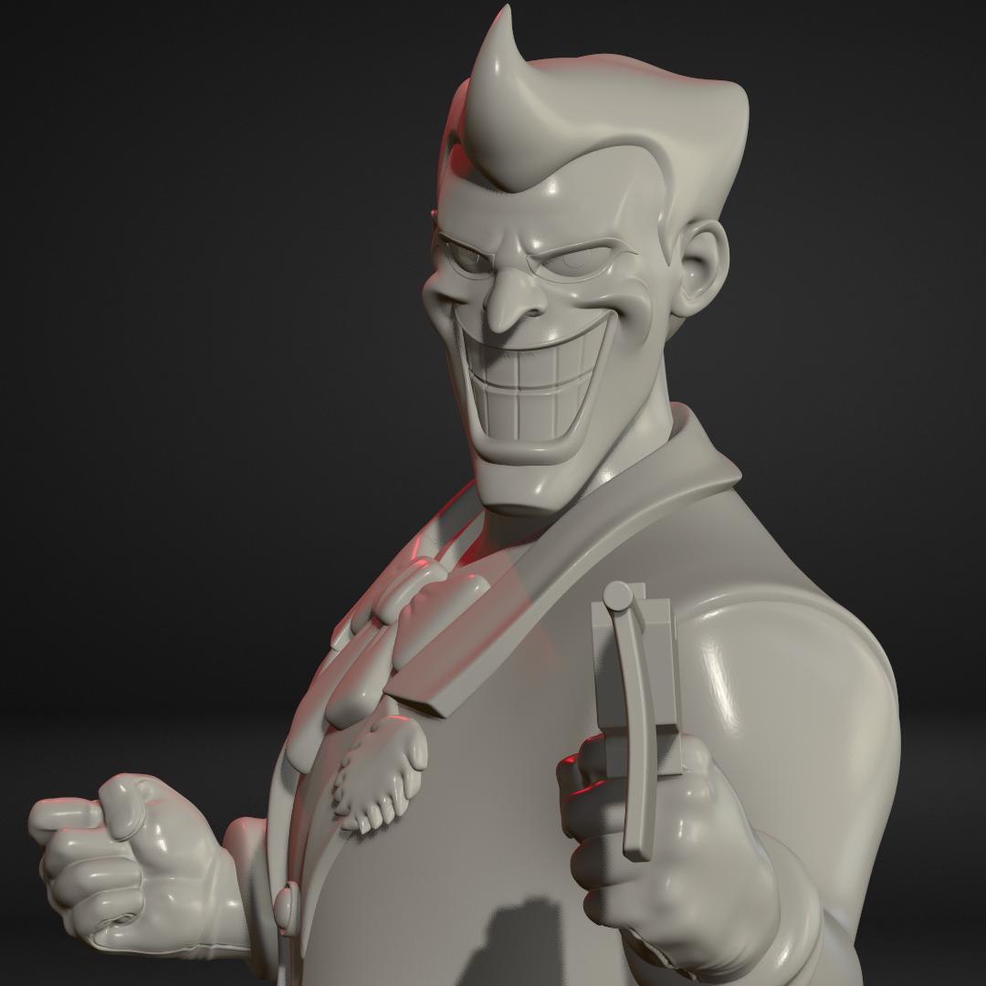 Joker STL Model Joker 3D Figure STL Diorama Model for 3D Printing 3D ...