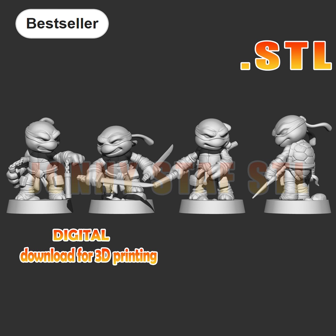 TMNT Teenage Mutant Ninja Turtles Diorama STL Files - Etsy