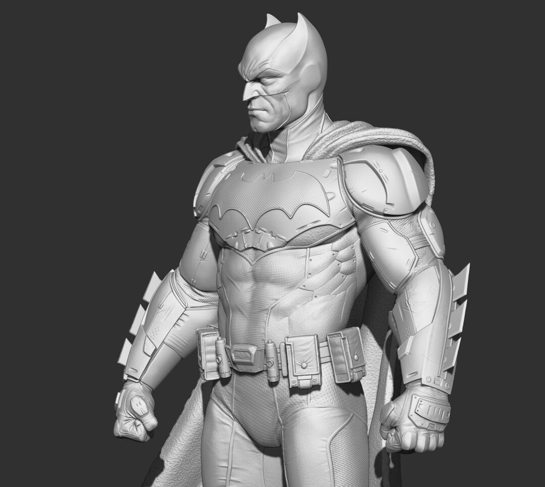 Batman Statue STL File, 3D Digital Printing STL File for 3D Printers ...