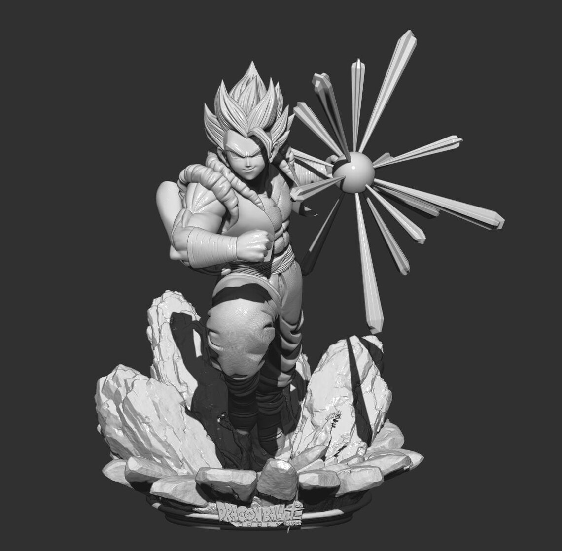 Dragonball STL, High Quality Stl Printer Files, Anime STL File, Goku 3D ...