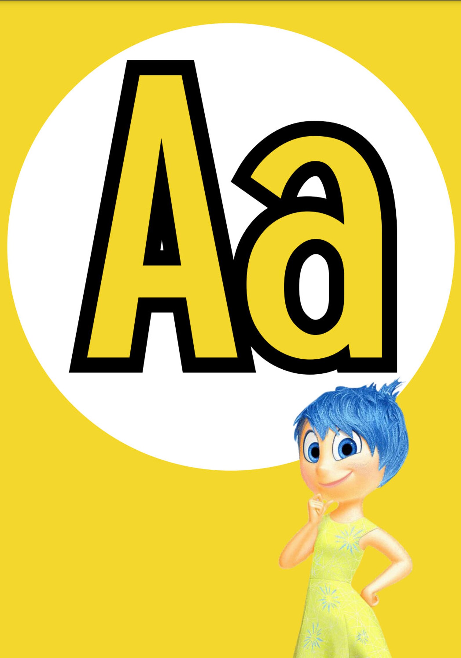 Inside Out Alphabet Letters Alphabet Posters Inside Out Classroom ...