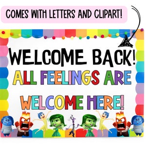 Inside Out Bulletin Board | All Feelings Are Welcome Bulletin Board ...